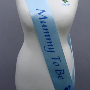 Mummy to Be Sash, Baby Shower Sash, Personalised Sash, Gender Reveal ...