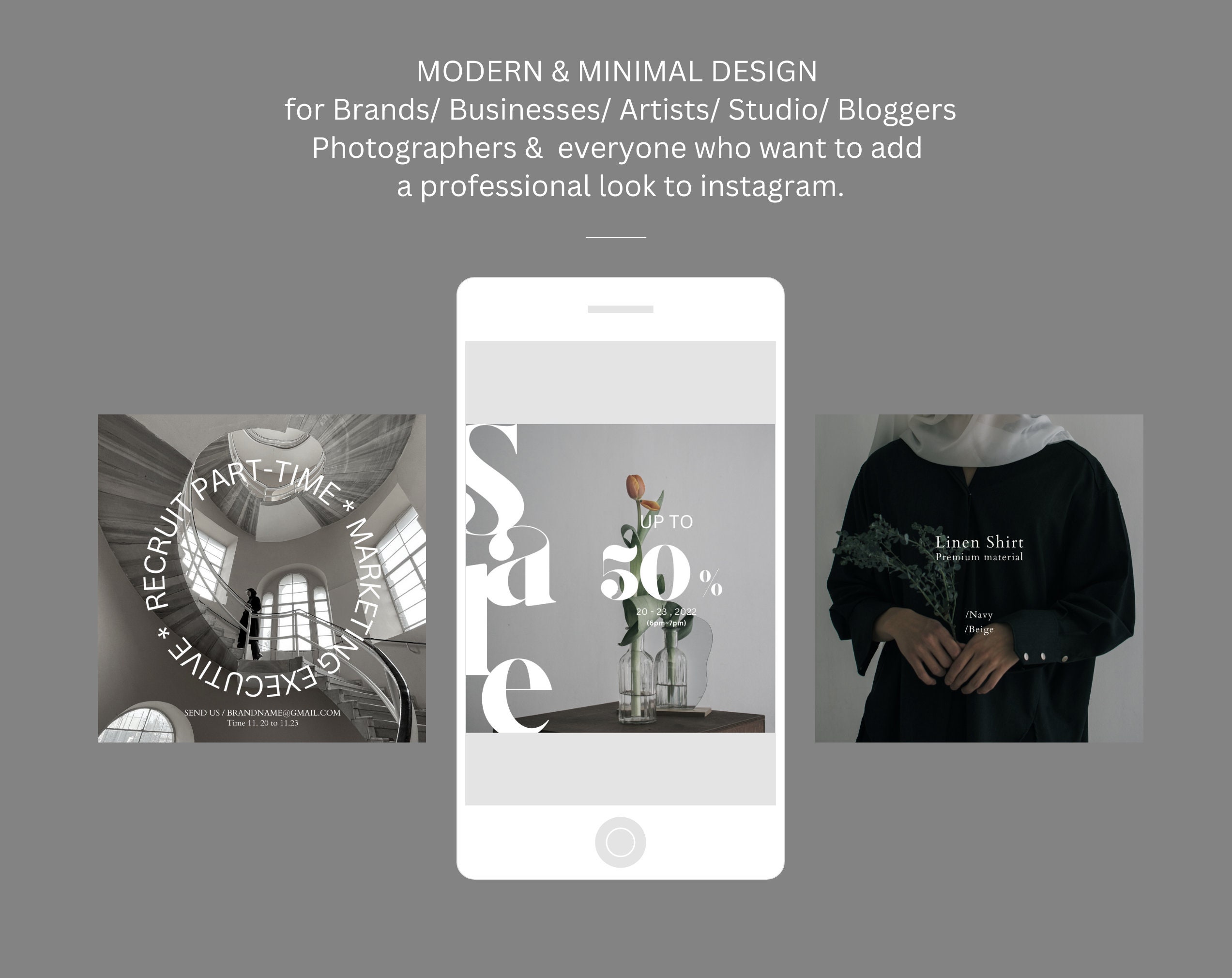 40 Minimalist & Modern Instagram Post Templates I Canva Instagram ...