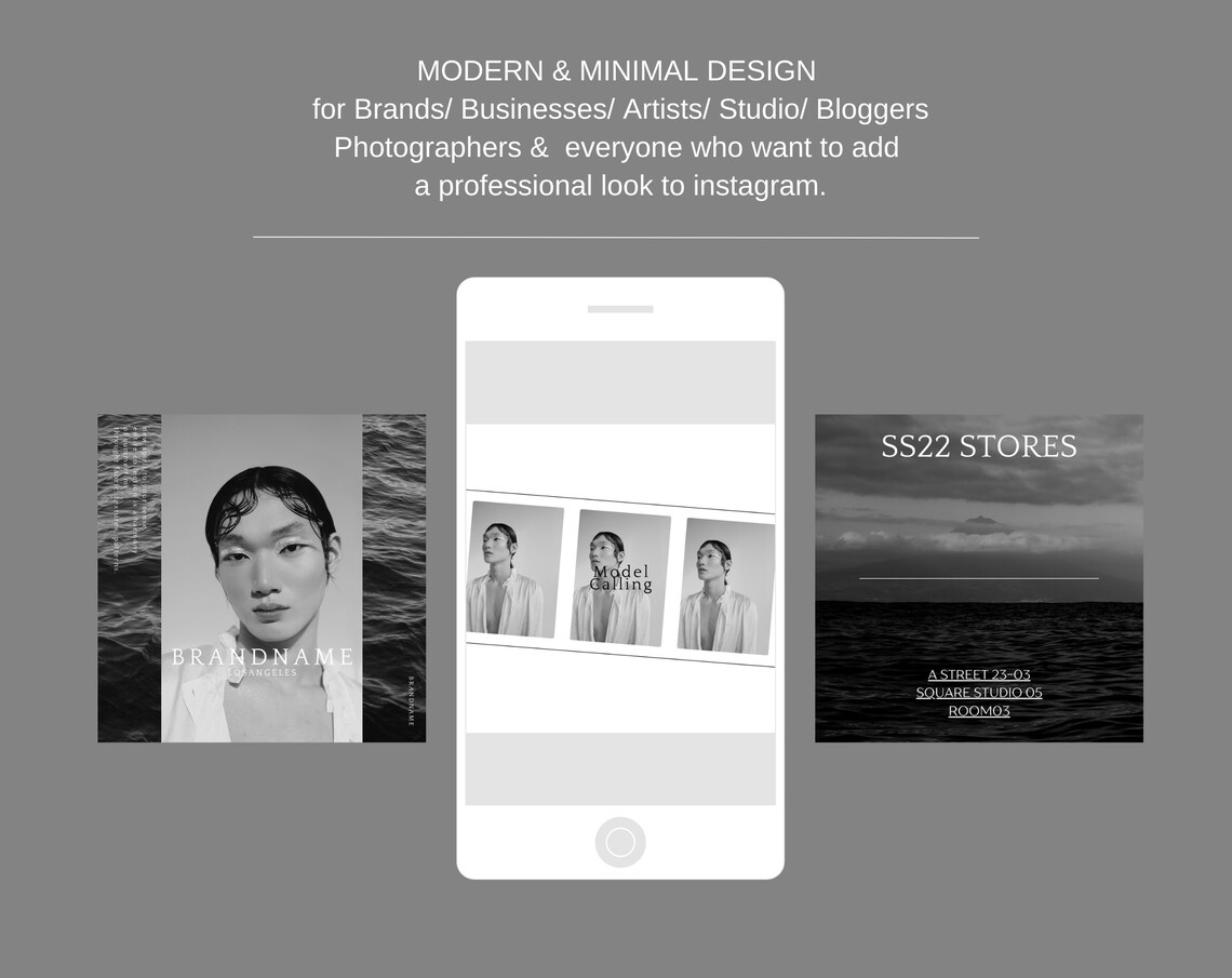 30 Minimal Instagram Post Templatei Canva Instagram Feed - Etsy