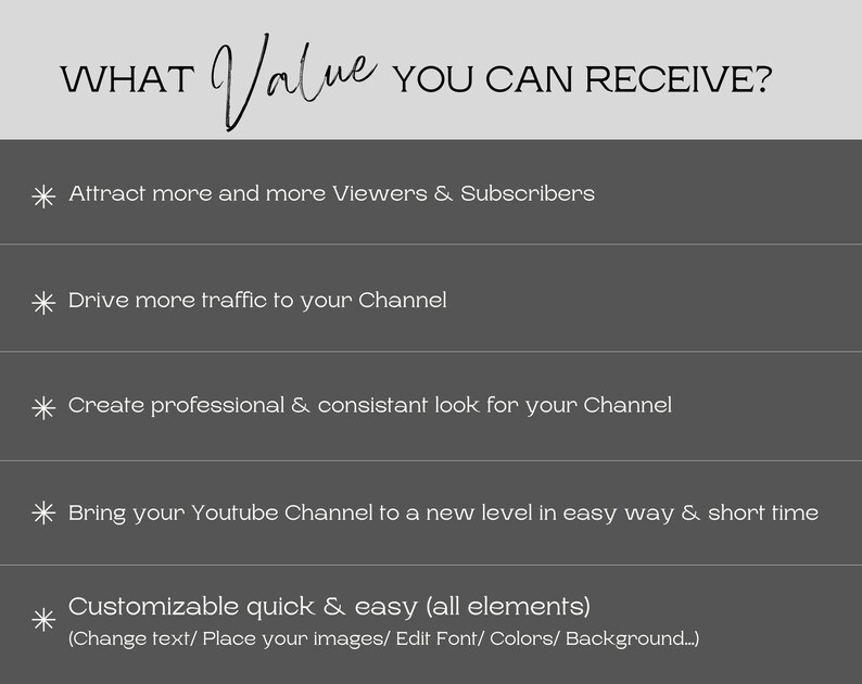 Minimalist Youtube Thumbnail Templatei Youtube Channel Kit - Etsy