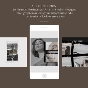 40 Modern Instagram Post Templates, Instagram Feed Template Editable in ...