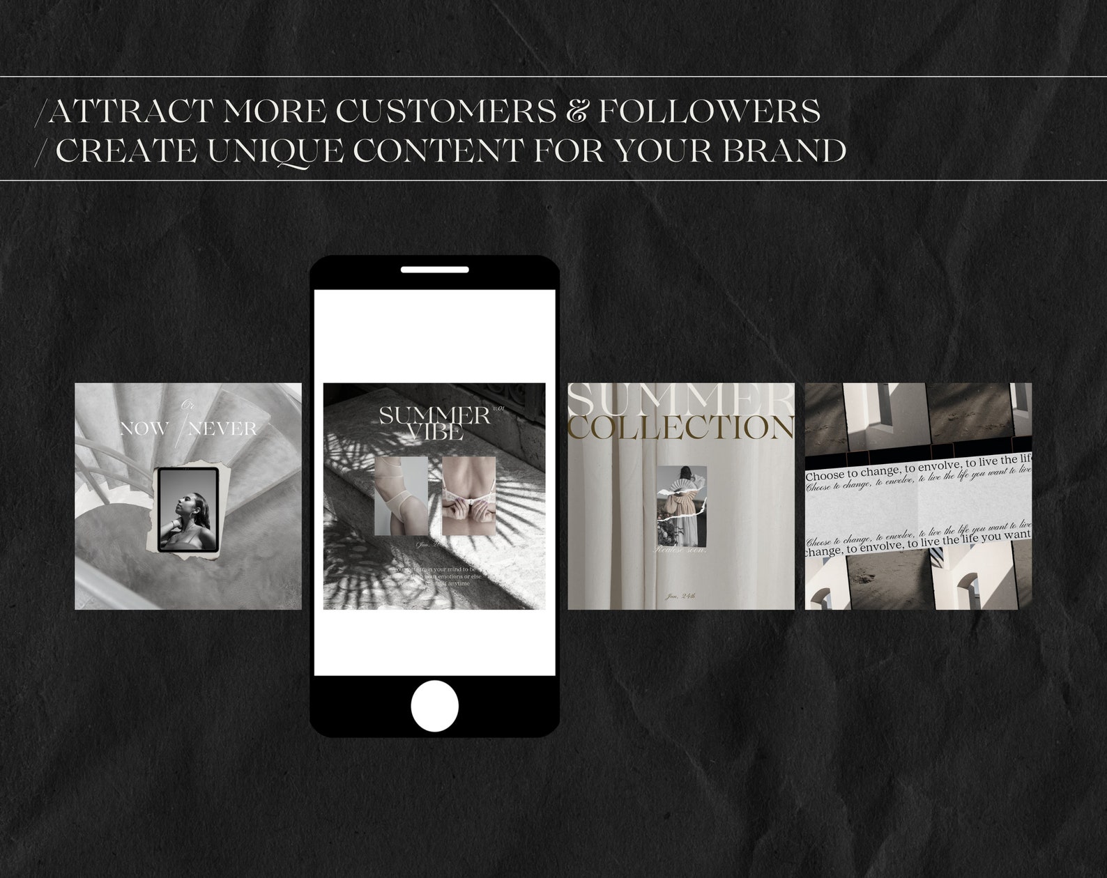 40 Modern Instagram Post Templates, Instagram Feed Template Editable in ...