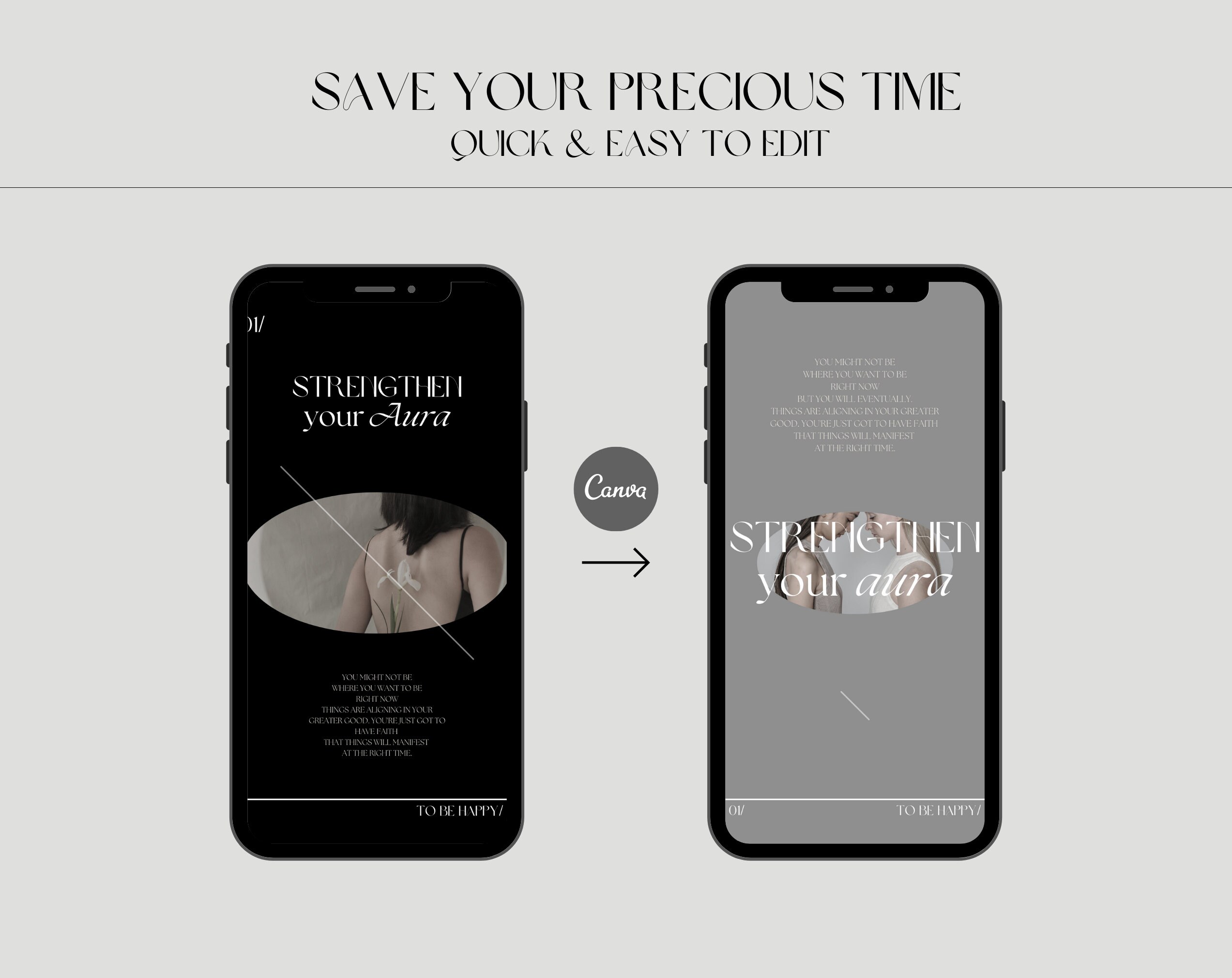 35 Modern I Elegant Instagram Story Templates for Canva - Etsy