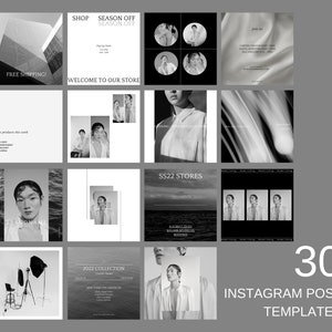 30 Minimal Instagram Post Templatei Canva Instagram Feed Templatei ...