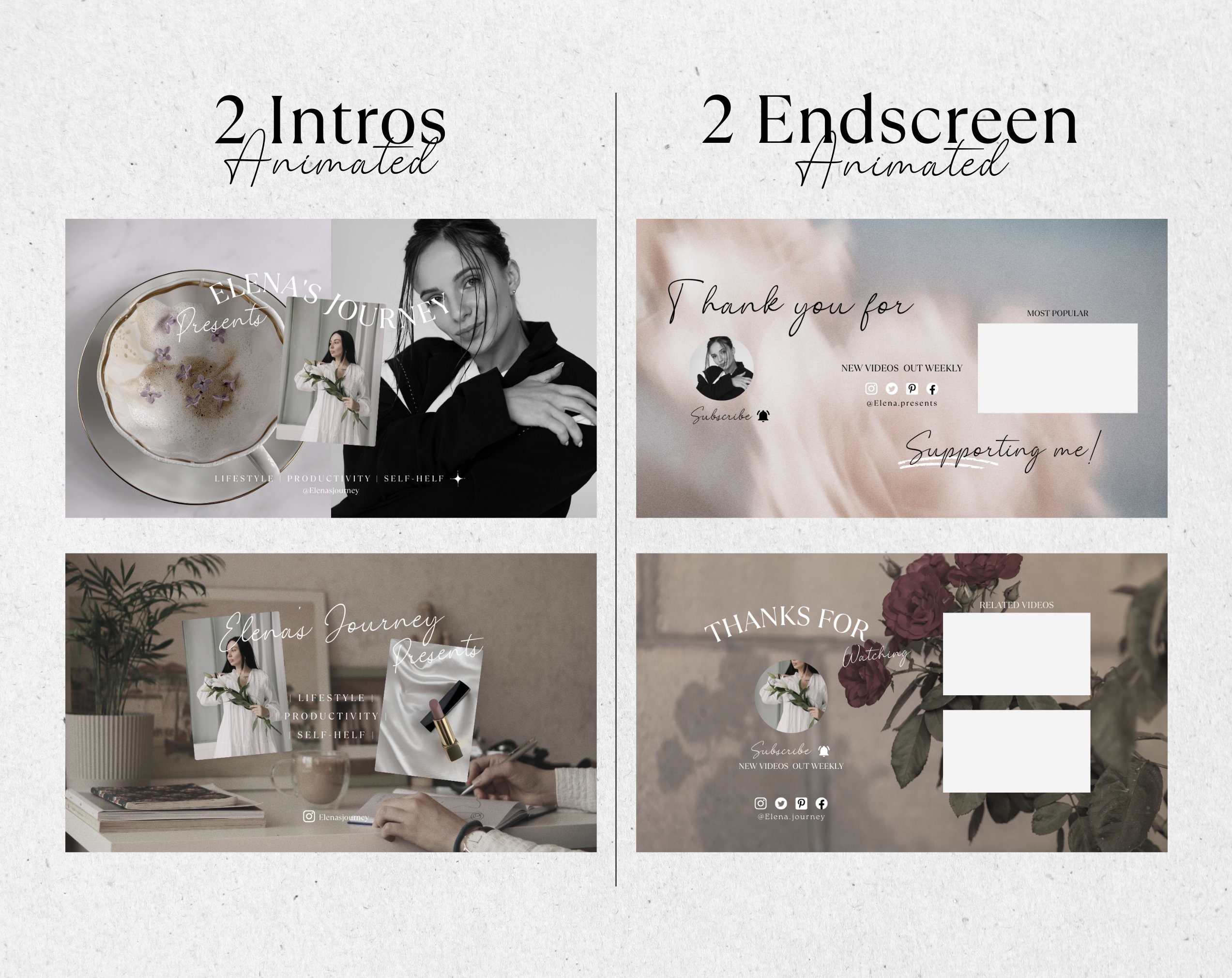 Ultimate Youtube Channel Kiti Youtube Brandingi Thumbnail Template ...