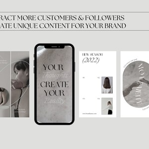 35 Modern I Elegant Instagram Story Templates for Canva| Minimal ...