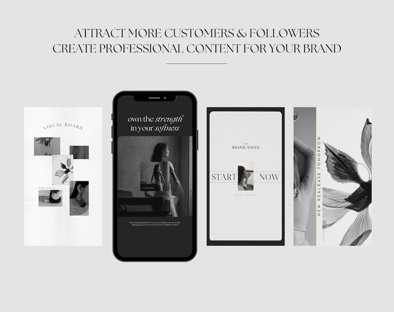 40 Modern| Minimalist Instagram Post Template| Canva Instagram Template ...