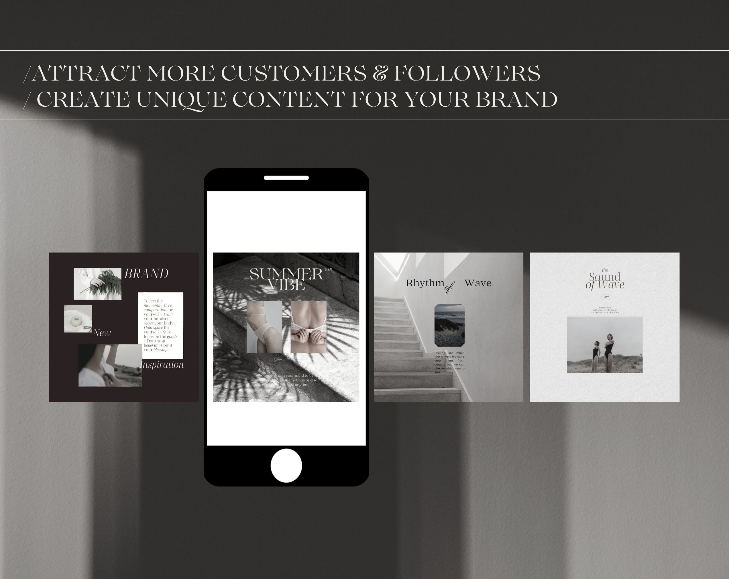 75 Modern Instagram Post Templates, Professional Instagram Feed ...