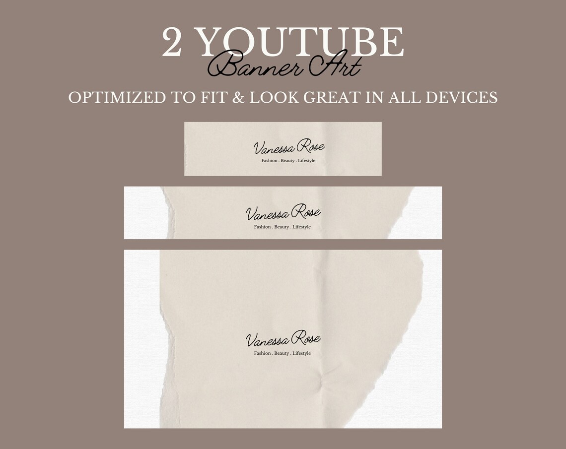 Editable Youtube Branding Kit , Youtube Banner Art, Animated Intro End ...