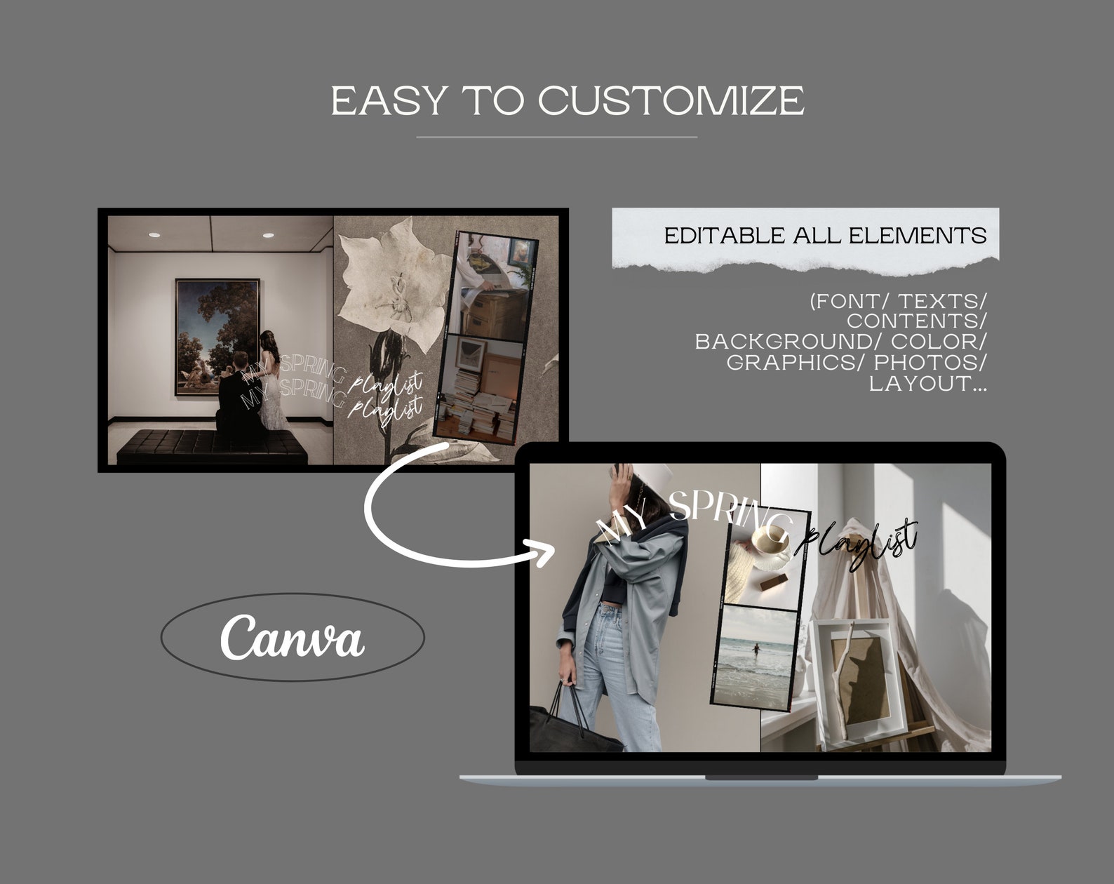 Minimalist Youtube Thumbnail Templatei Youtube Channel Kit - Etsy