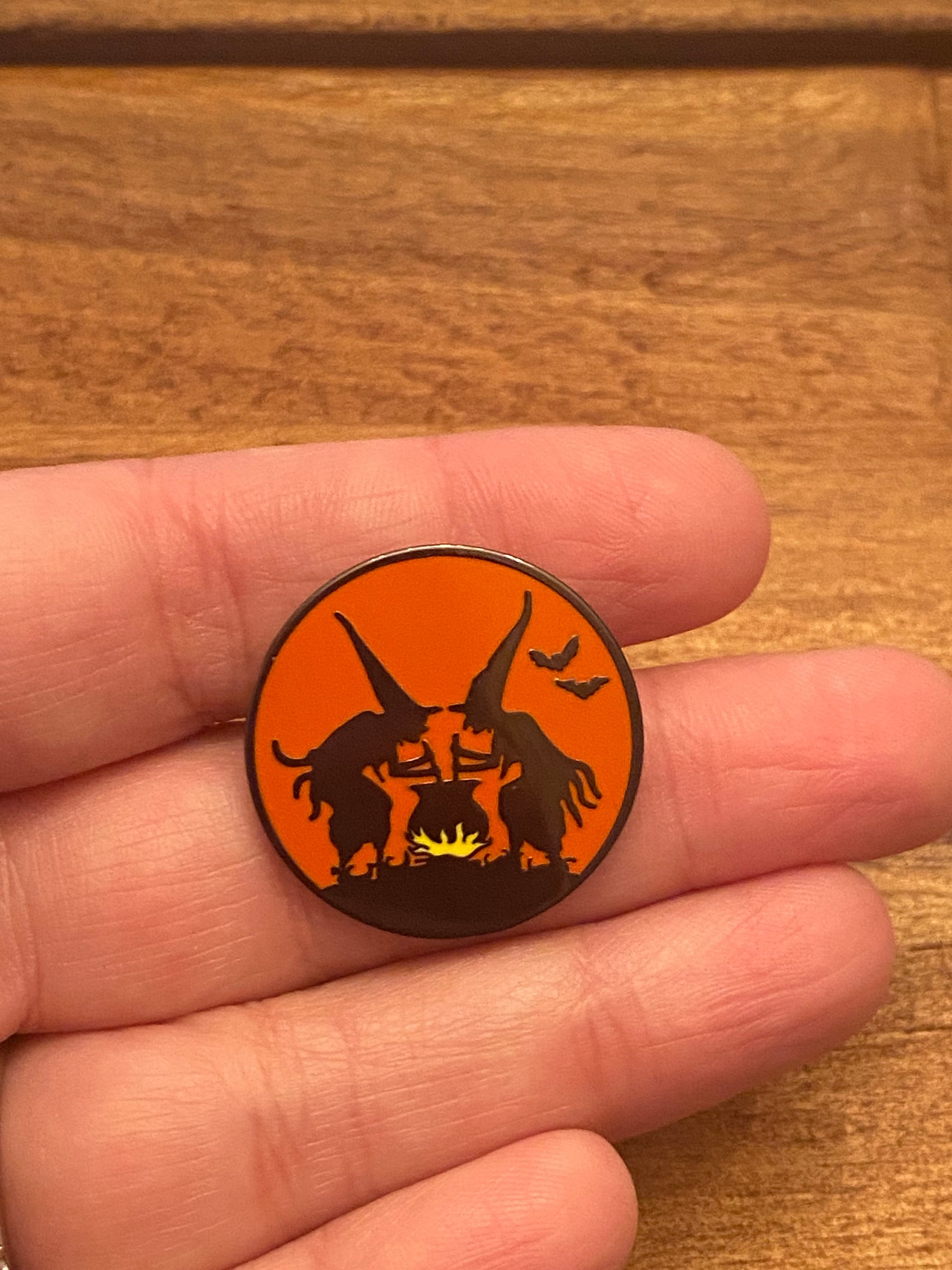 Vintage Witches Pin, Vintage Inspired Halloween Pin, Halloween Pin ...