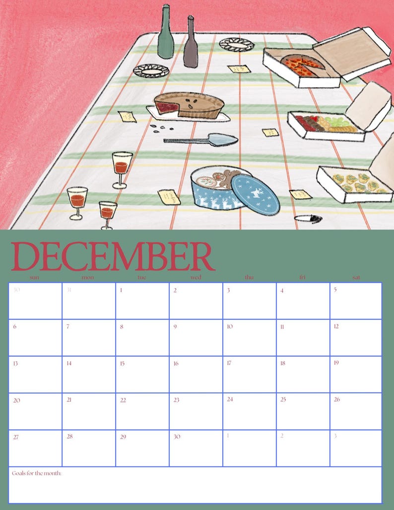 Biology Grad Student Calendar 2026 | STEM Life Printable Research Wall ...