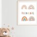 Rainbow Nursery Print, Dream Big, Rainbow Nursery Decor, Baby Decor ...