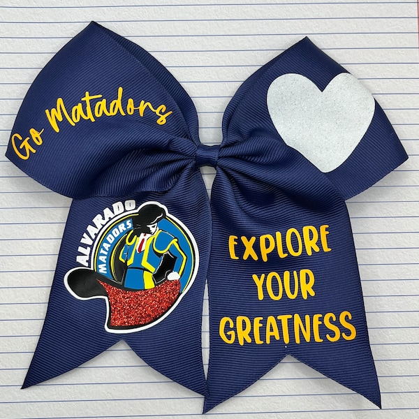 School Spirit Bow - Etsy