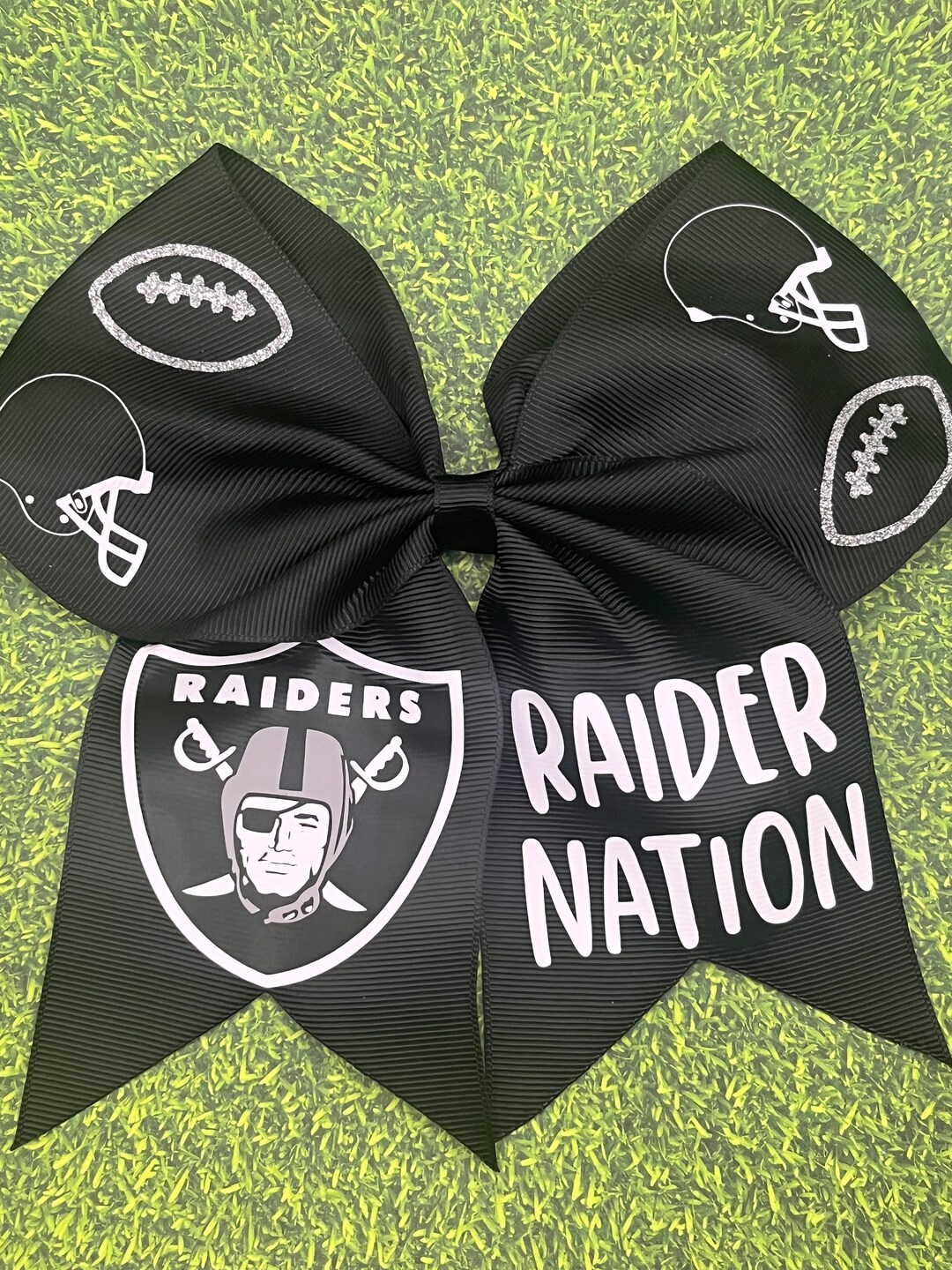 Las Vegas Raiders Team Hair Bow/ Personalized NFL Football Gifts ...