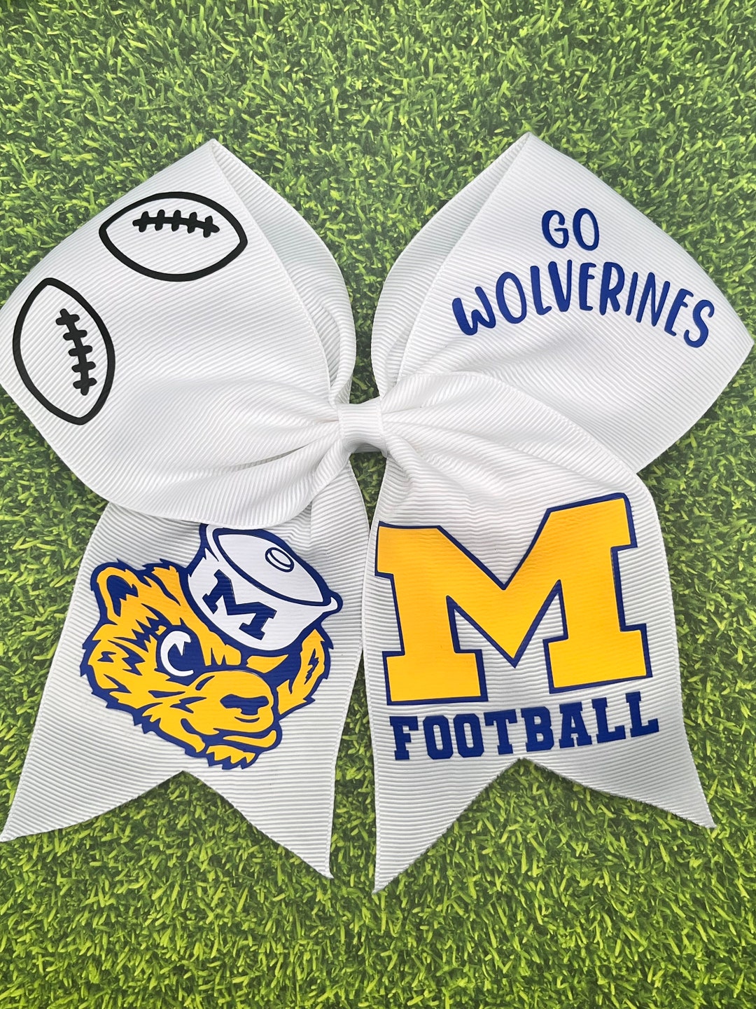 University of Michigan Wolverines Hair Bow/ Wolverines College Gifts ...