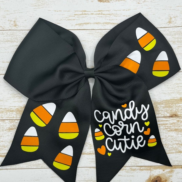 Candy Corn Hair Bow - Etsy