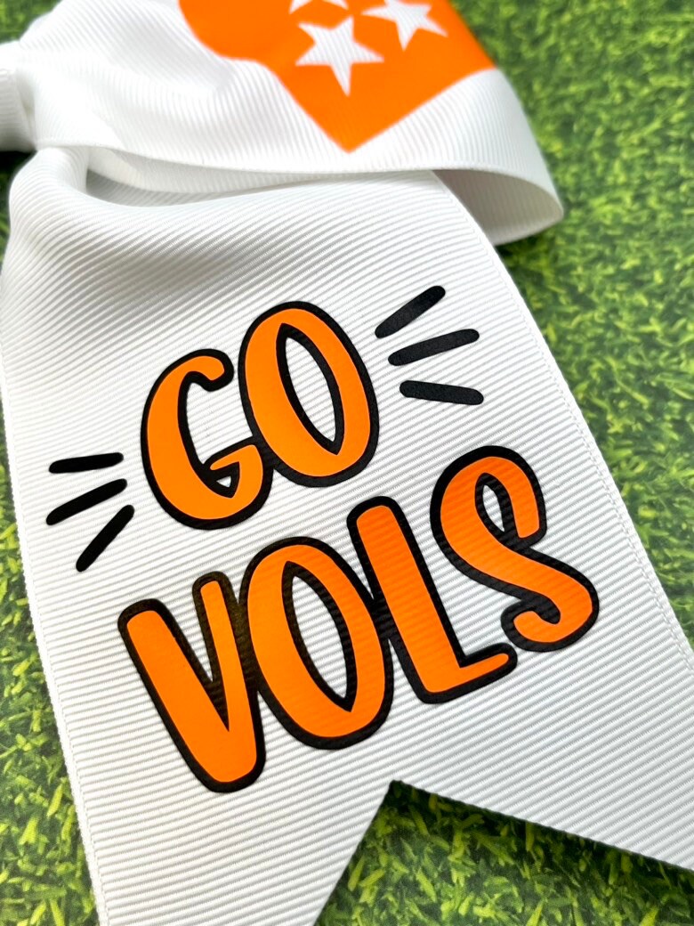University of Tennessee Vols Team Hair Bow/ College Sports Gear ...