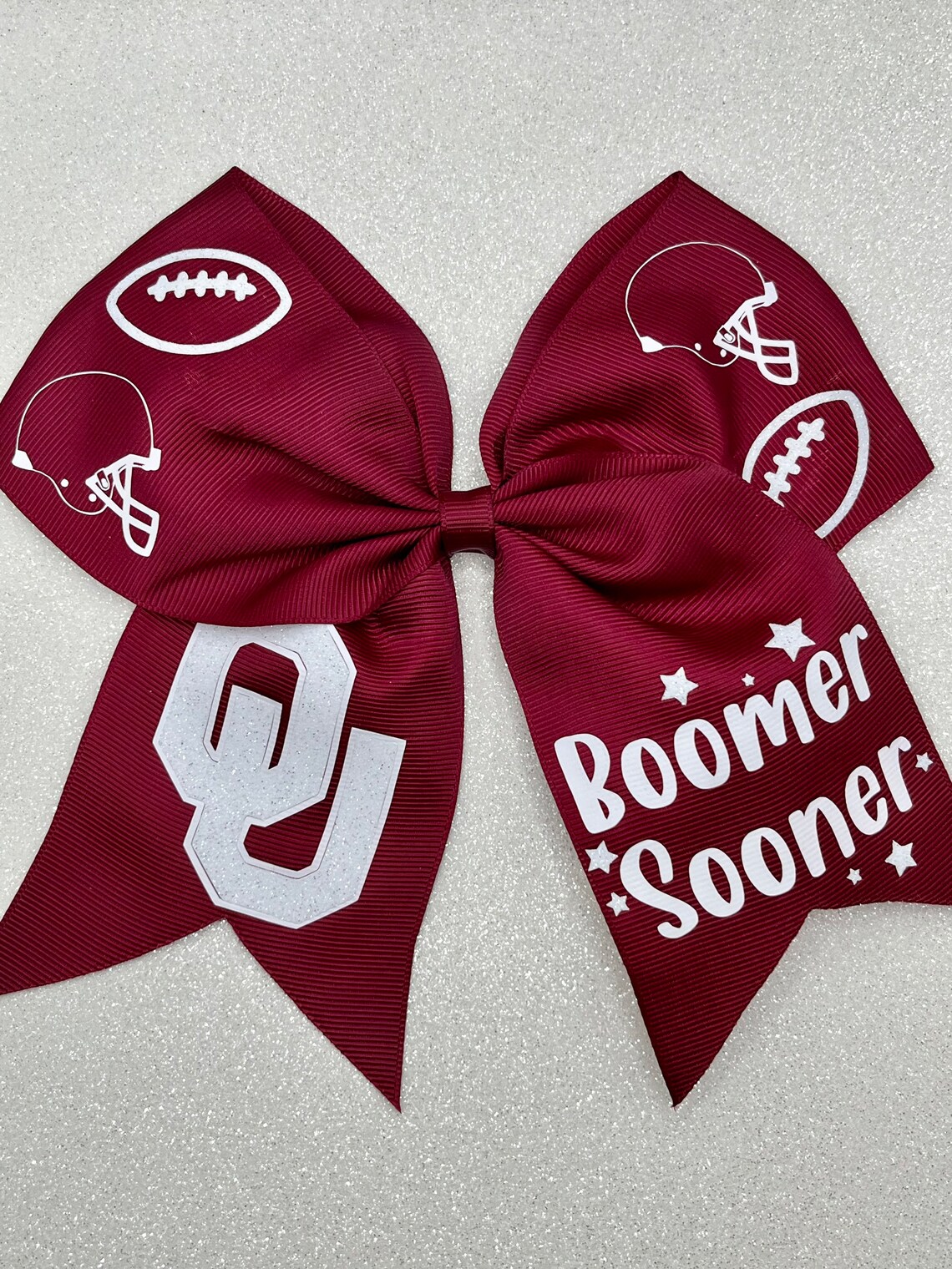 Custom College Team Hair Bow/ College Sport /personalized - Etsy