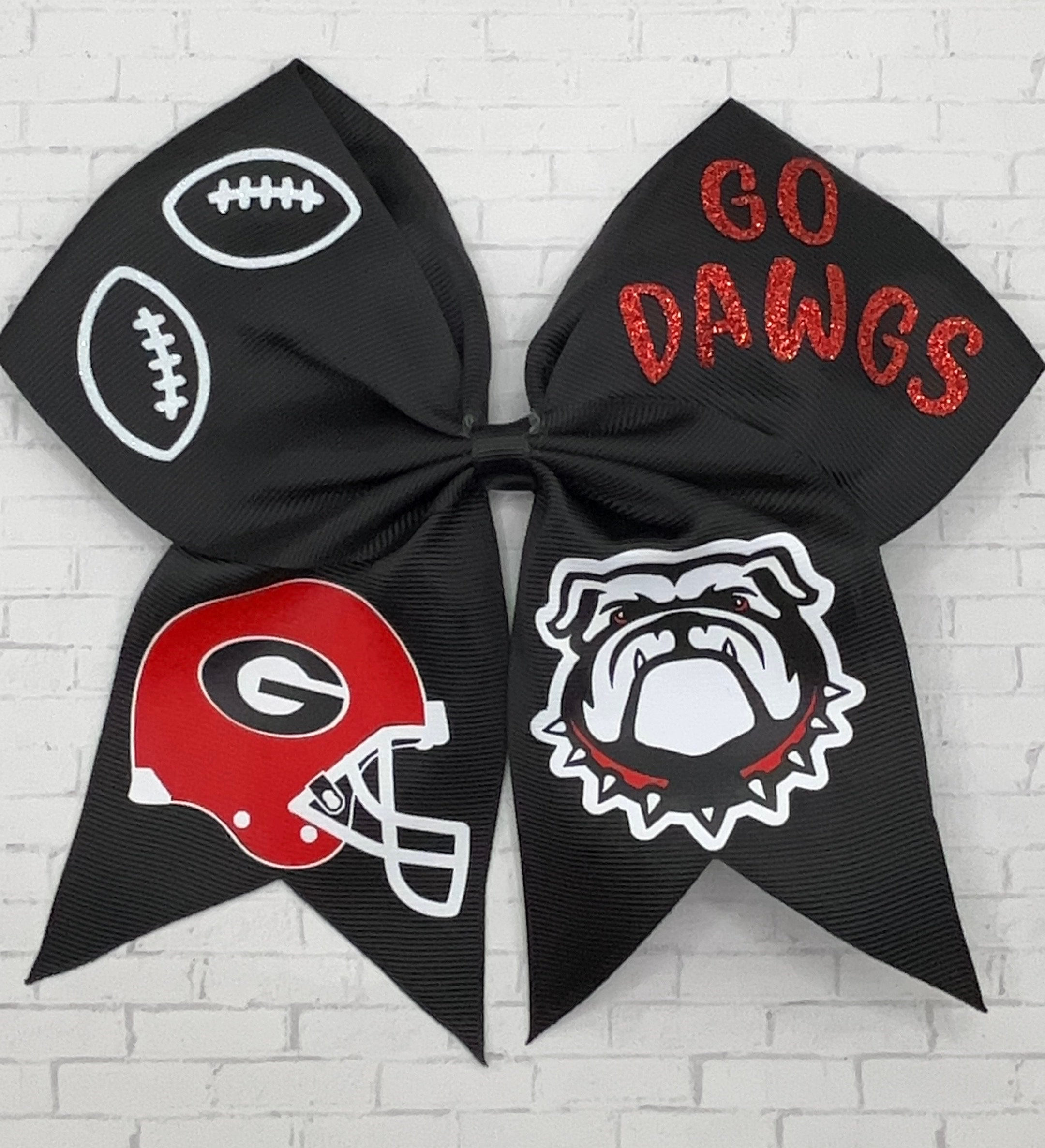 University of Georgia Bulldogs Team Hair Bow/ Georgia College Team ...