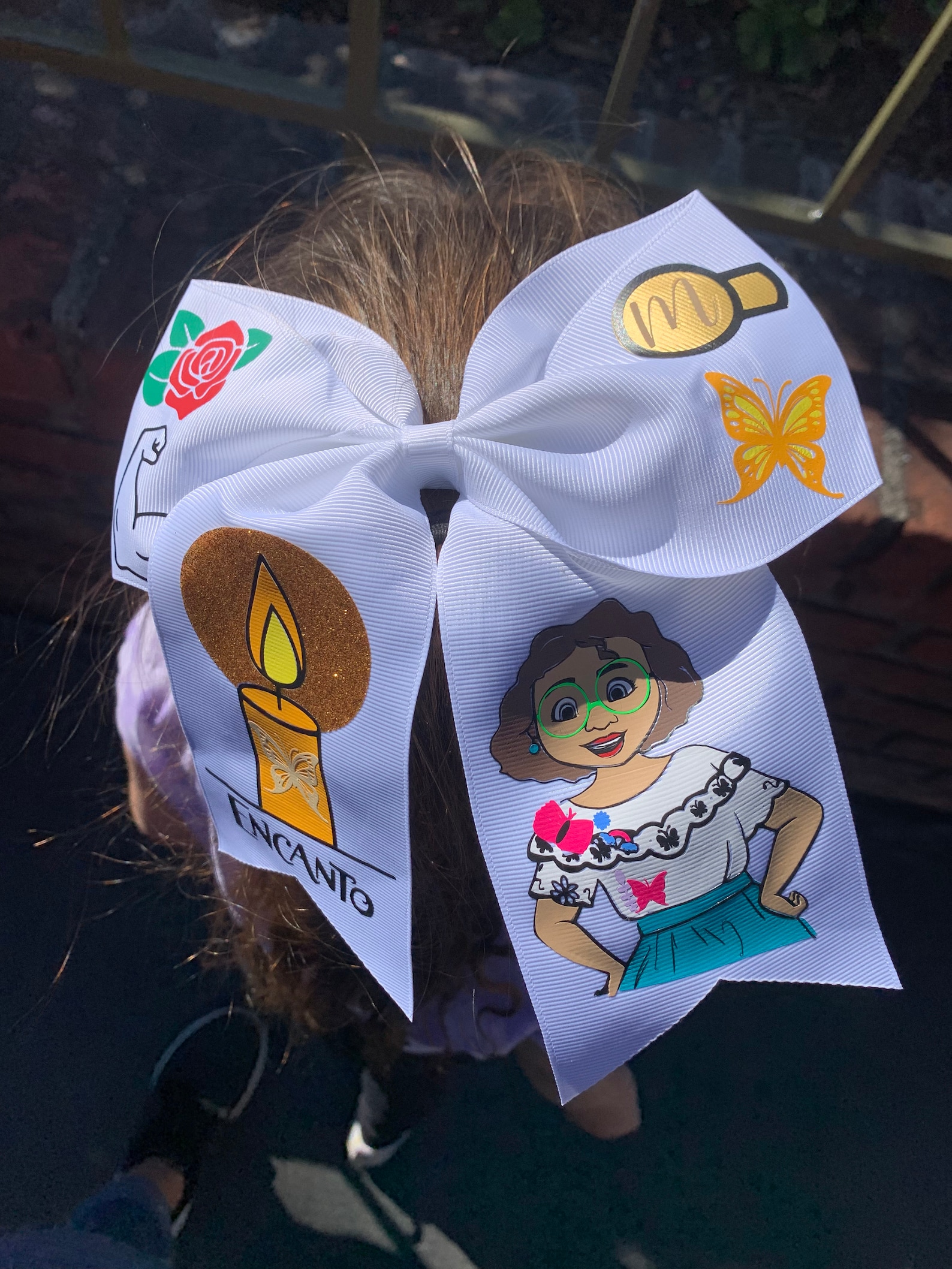 Custom Disney Themed Hair Bow / Disney Inspired Hair Bow / | Etsy