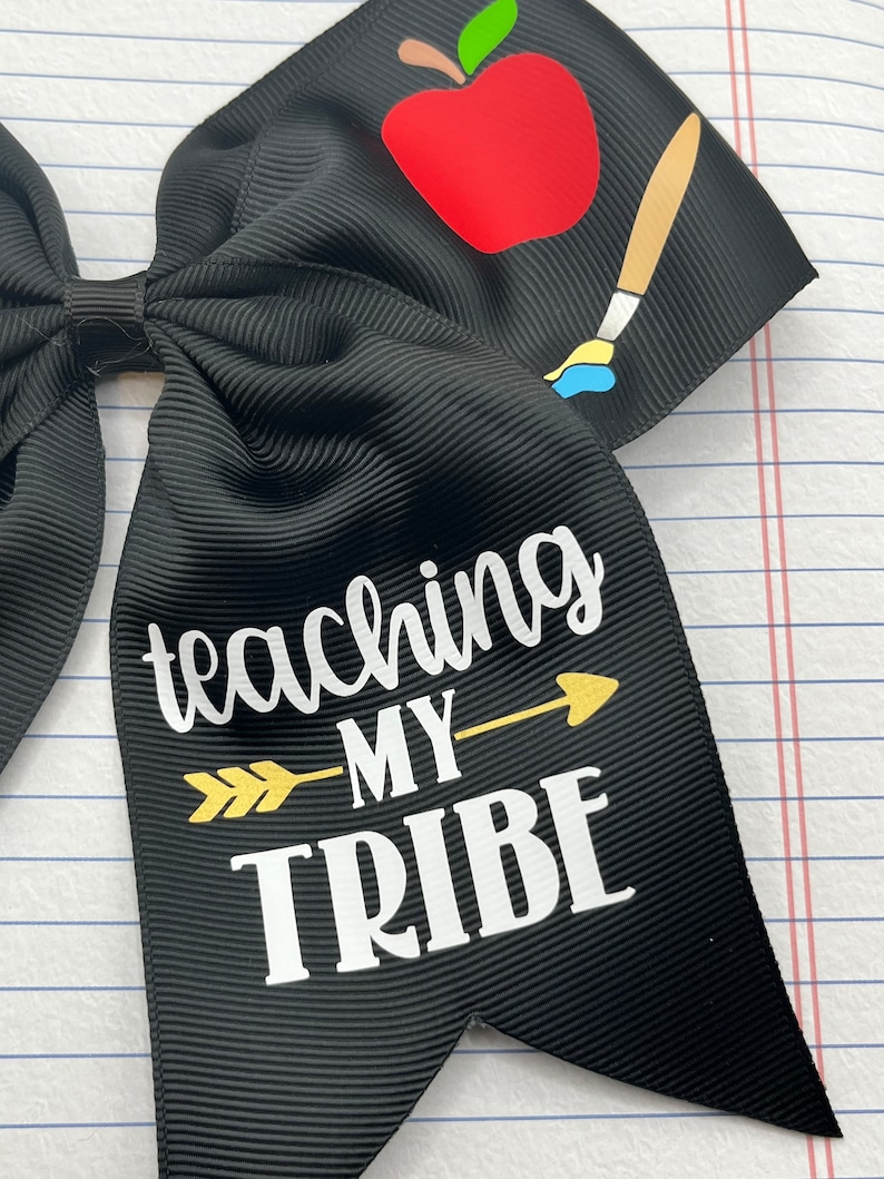 School Teacher Hair Bow / Large Cheer Hair Bow / Back to School ...