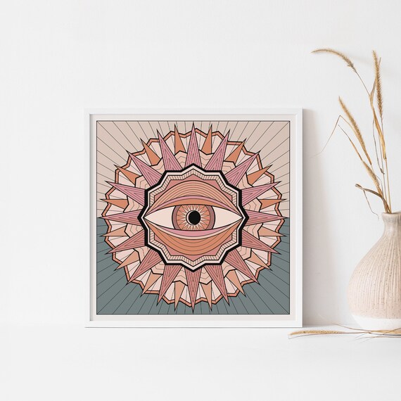 DIGITAL DOWNLOAD look Within Art Print Evil Eye | Etsy