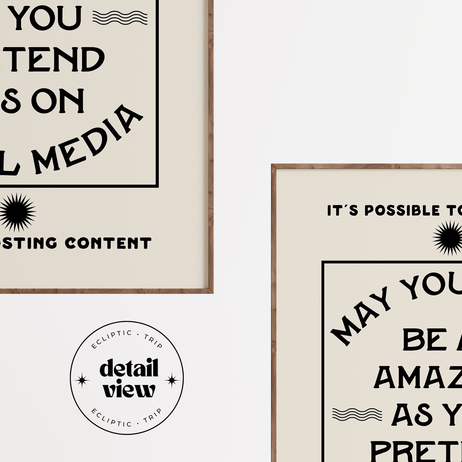 DIGITAL DOWNLOAD social Media Typography Print, Printable Wall Art ...