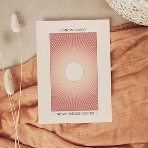 DIGITAL DOWNLOAD new Day New Beginning Art Print, Inspirational ...