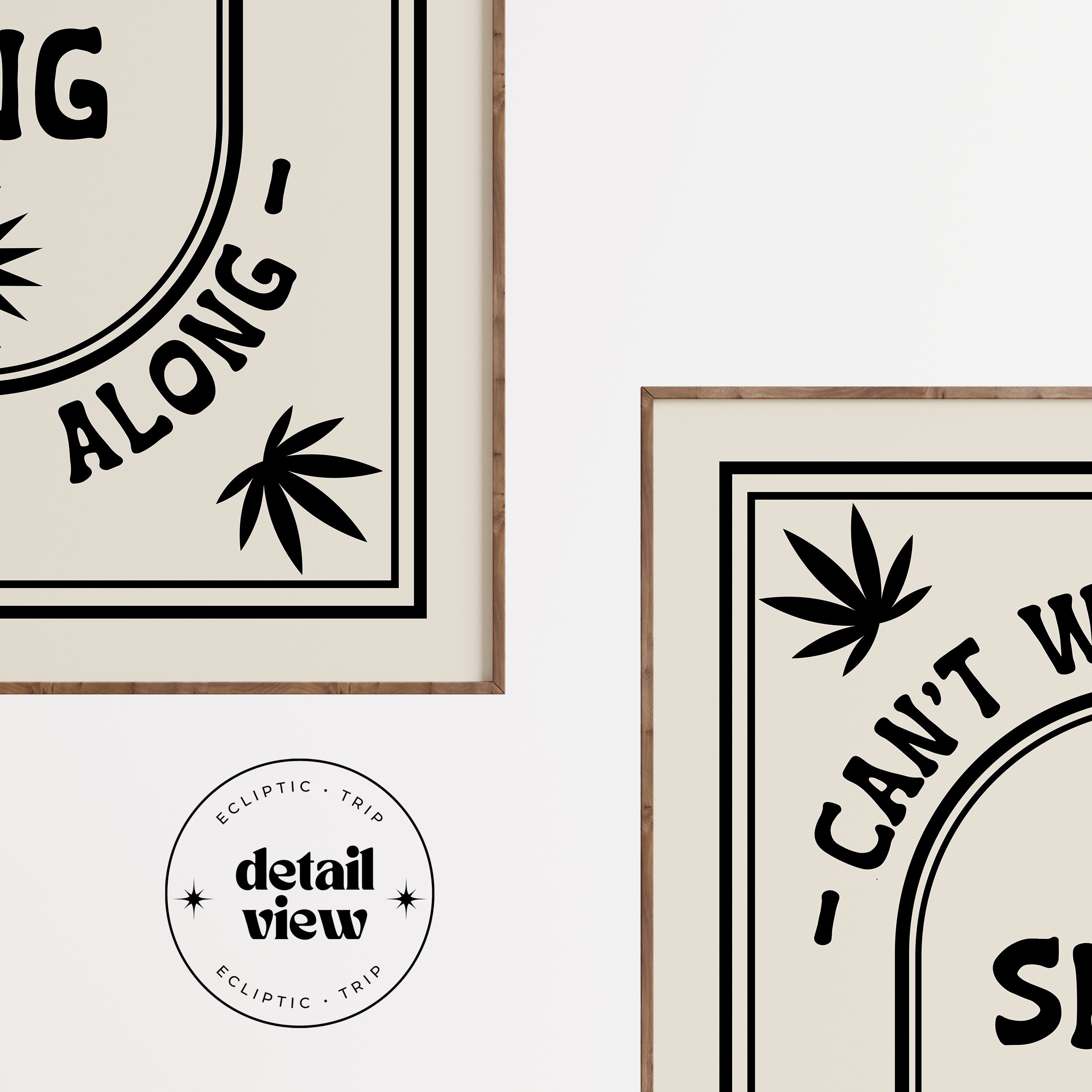 DIGITAL DOWNLOAD Printable Wall Art, Cannabis Art, Marijuana Poster ...