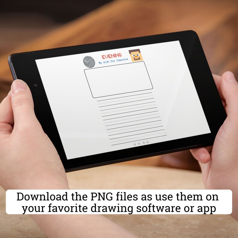 Minecraft Daily Gratitude Journal for Kids, Printable Summer Activity ...