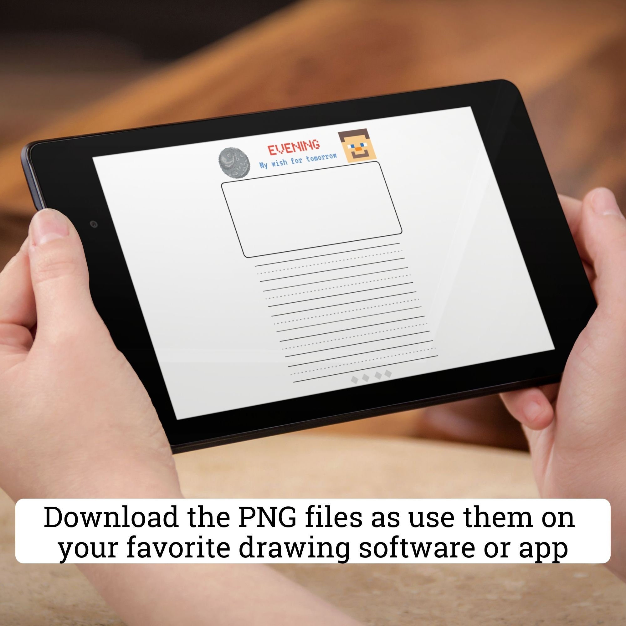 Minecraft Daily Gratitude Journal for Kids, Printable Summer Activity ...