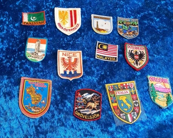 FLAG Patch Backpack National Iron on Glue Embroidered Applique - Etsy