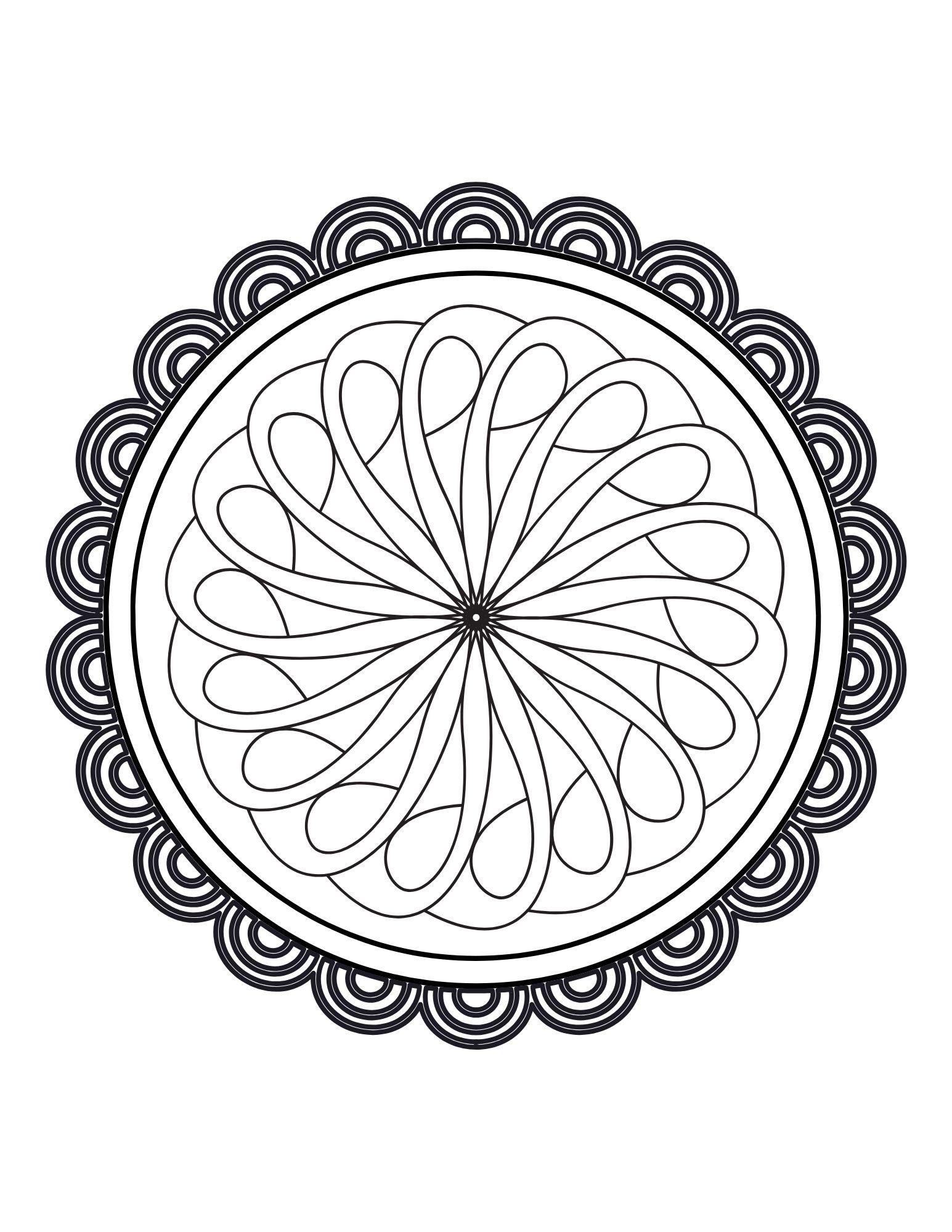 32 Mandala Coloring Pages Packet | Yoga Activity | Fine Motor Skill ...