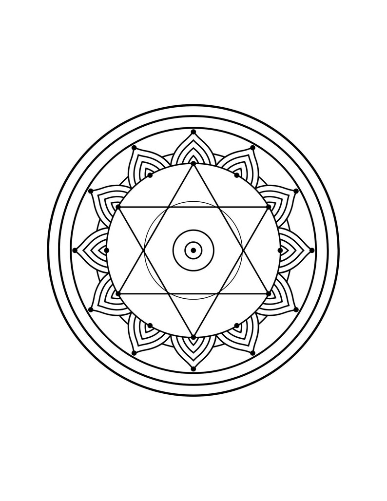 32 Mandala Coloring Pages Packet | Yoga Activity | Fine Motor Skill ...