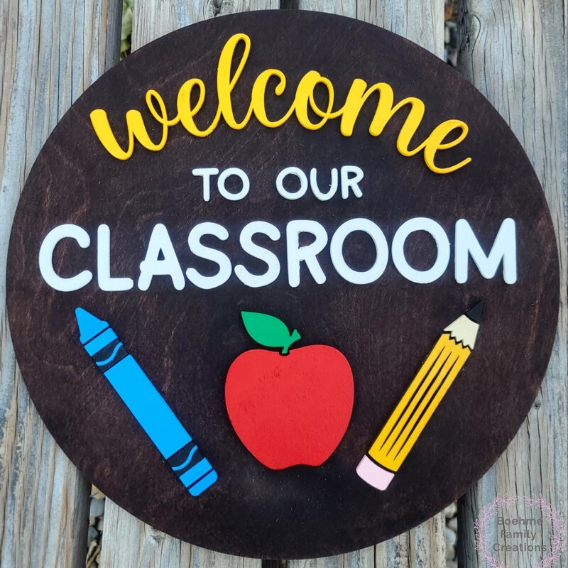 Classroom Welcome Sign - Etsy