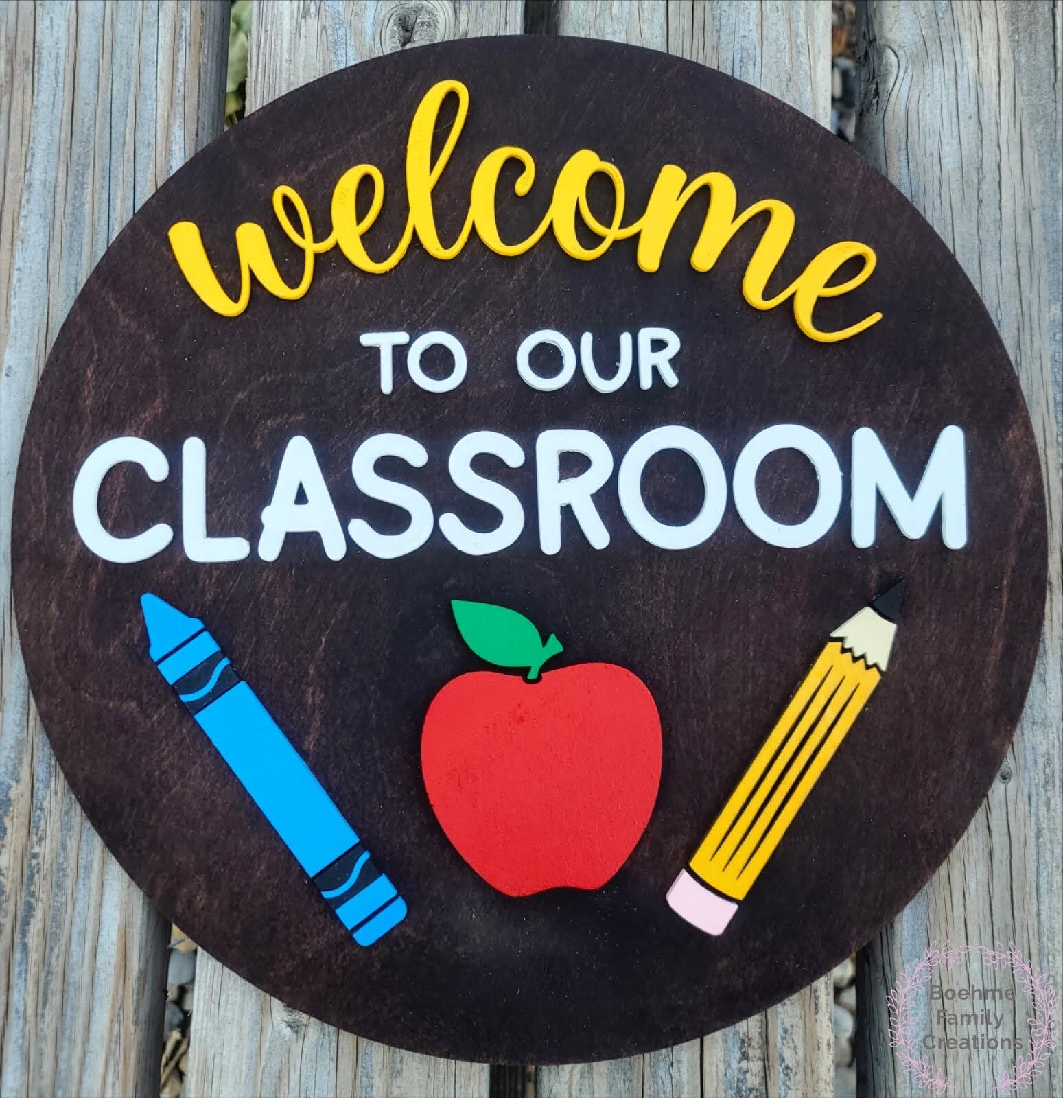Bienvenue Dans Notre Salle De Classe Etsy France