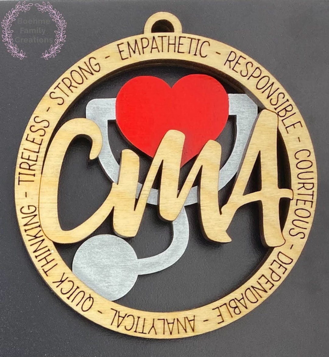 CMA Ornament, Certified Medical Assistant, Front Line, Appreciation ...