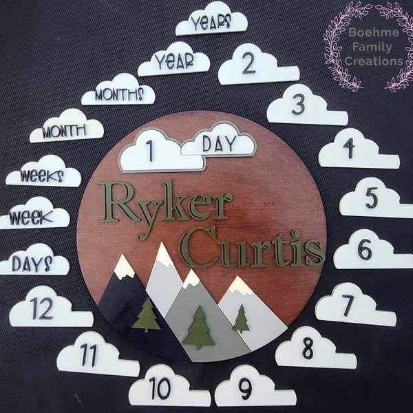 Milestone Sign - Etsy