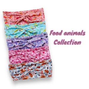 Food Animals Collection Twist Headbands - Etsy