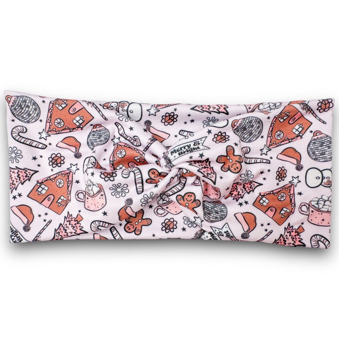 Gingerbread House 2023 Twist Headband Headbands for Women Christmas ...