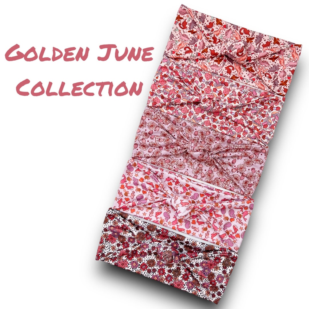 Golden June Collection - Knot Headbands - Etsy