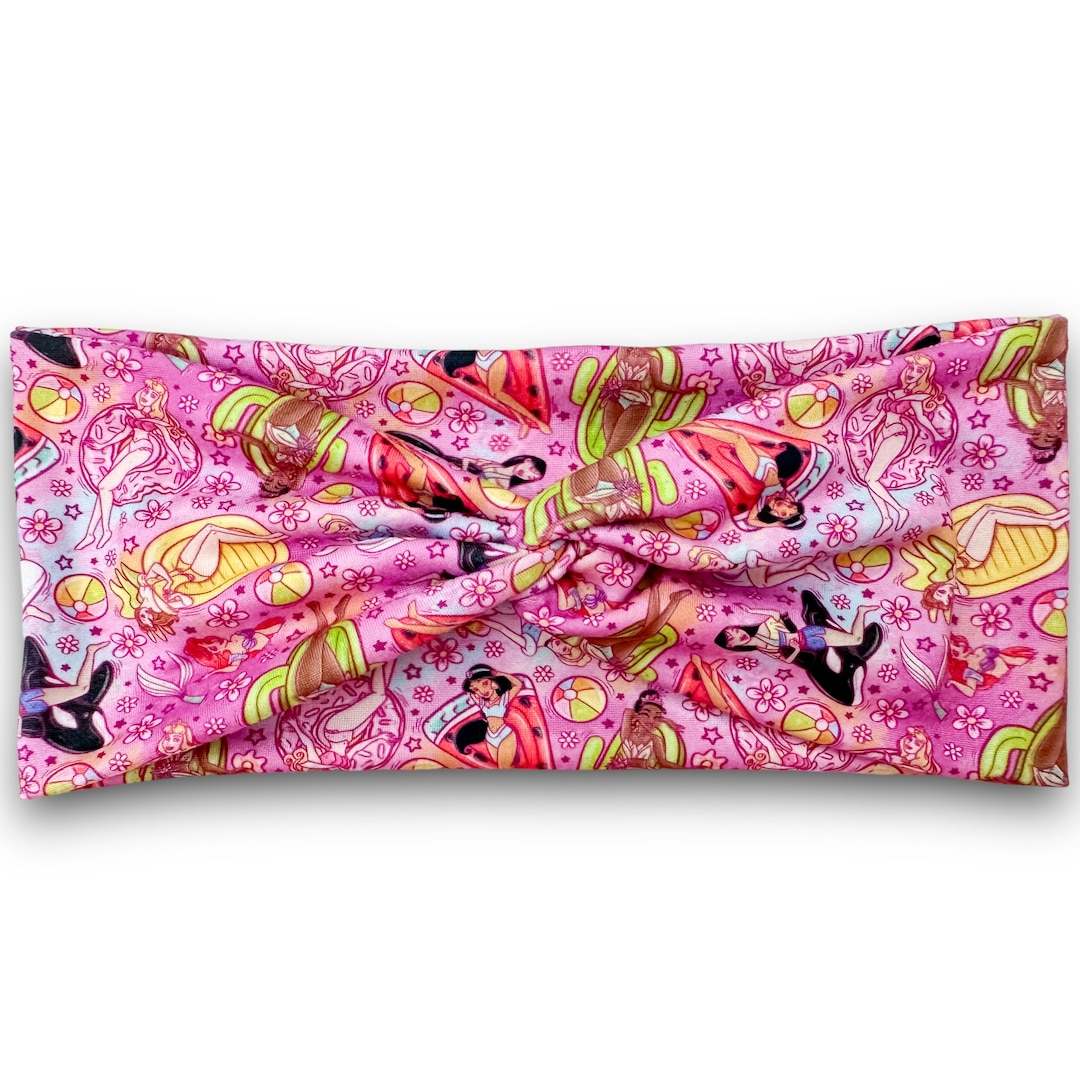 Princess Pool Party Twist Headband | Character Print - Etsy