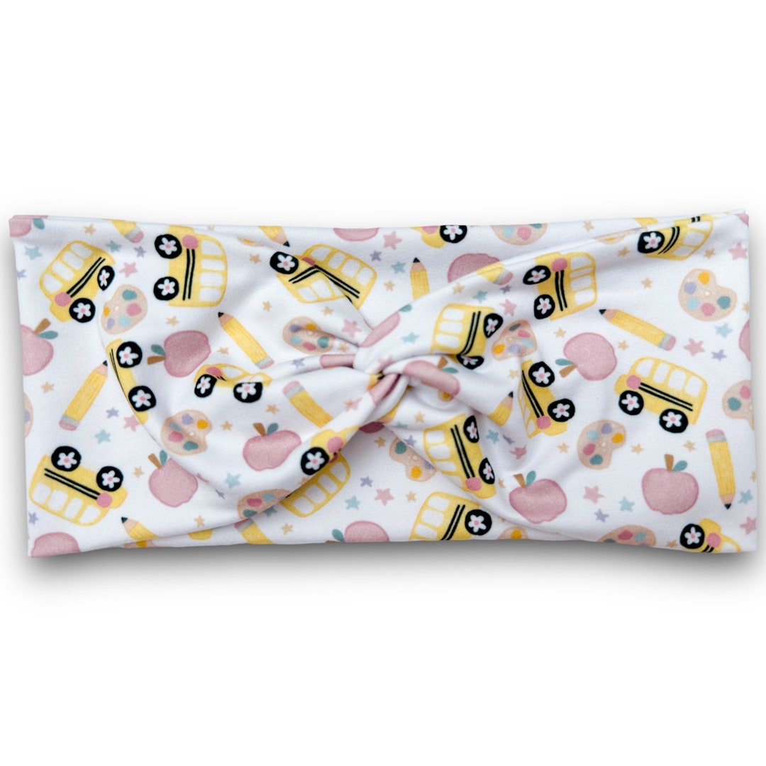 Daisy School Bus Twist Headband | Back to School Headbands - Etsy