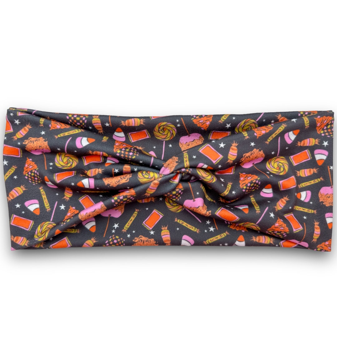 Halloween Candy Twist Headband, Halloween Headband - Etsy