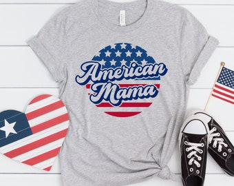 All American Mama Shirt Merica Shirt Mama Life Mom Life - Etsy