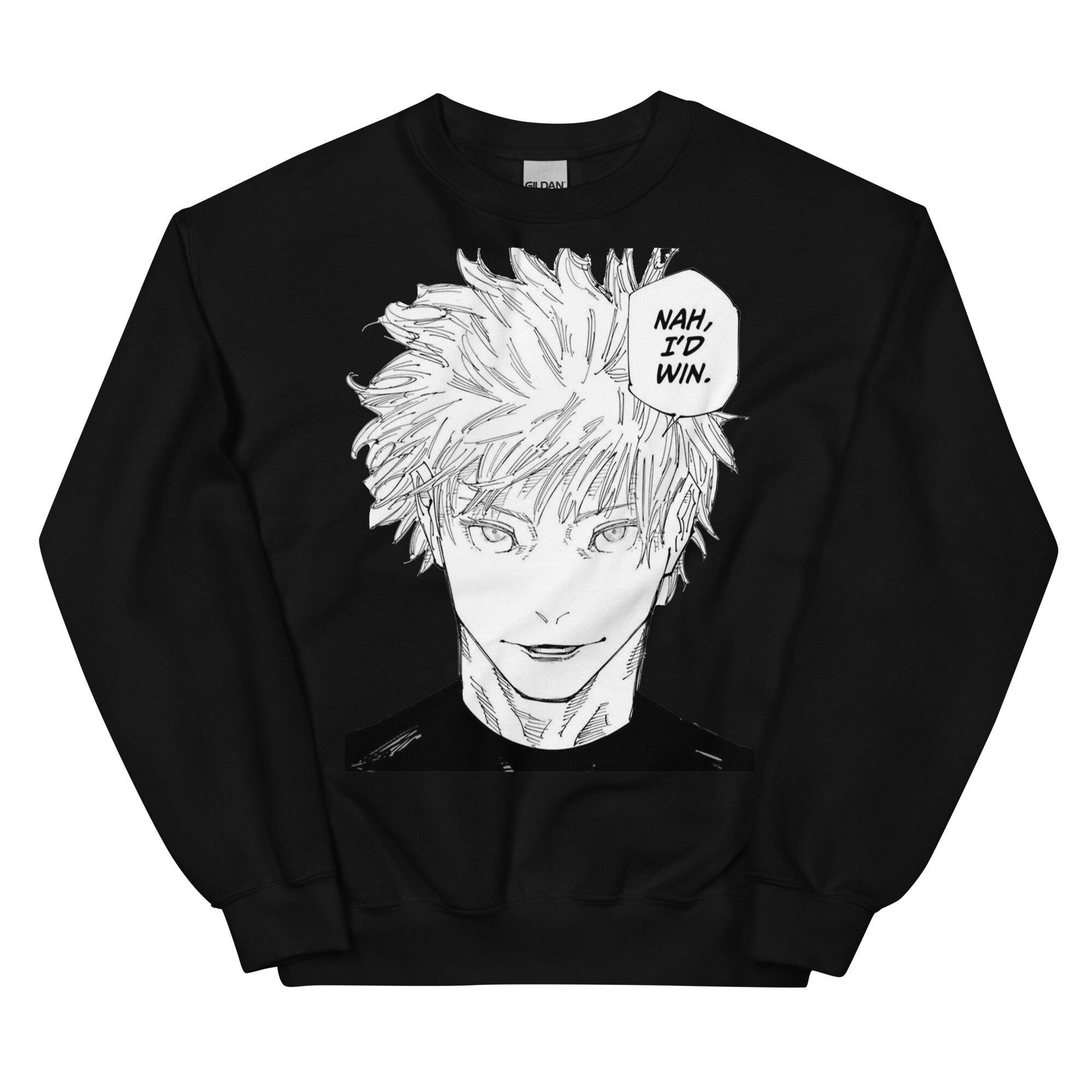Nah I'd Win Gojo Satoru JJK Jujutsu Kaisen Unisex Sweatshirt - Etsy