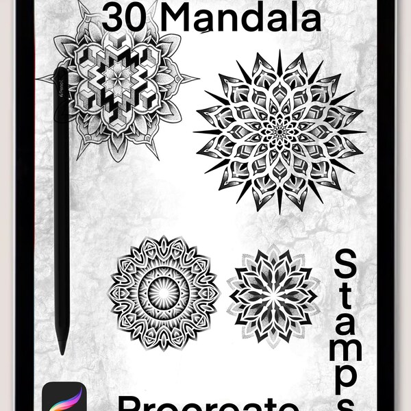 Mandala Stamp - Etsy