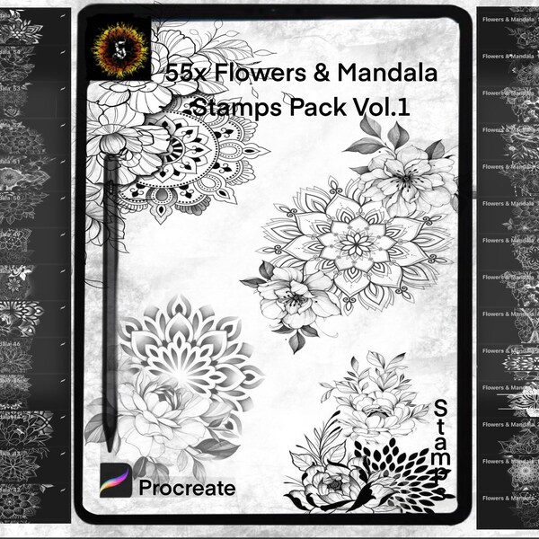 Mandala Stamp - Etsy