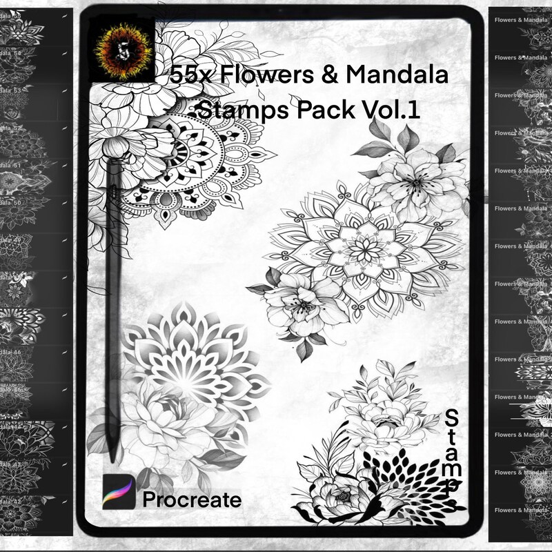 Mandala Stamp - Etsy